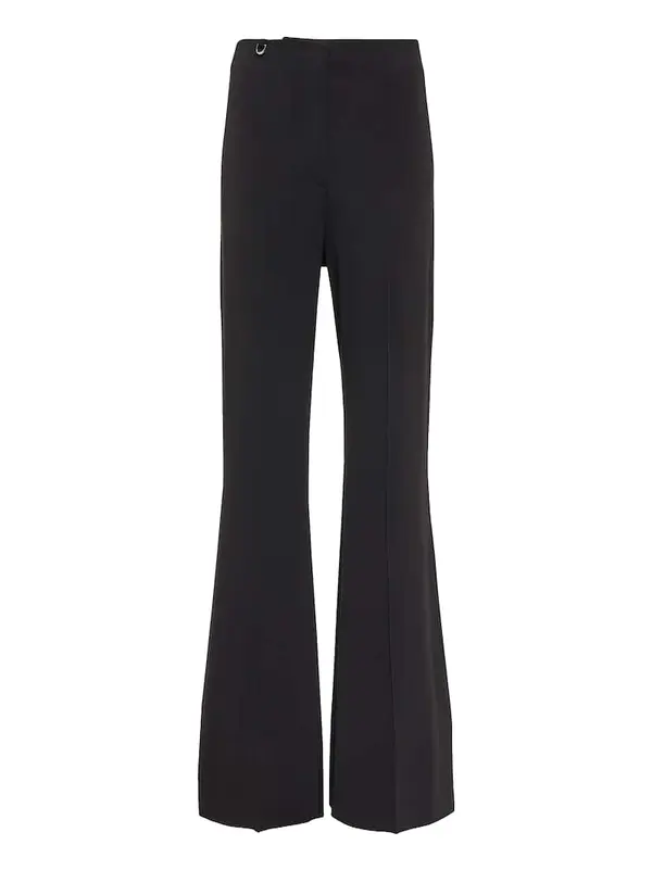 Jacquemus Le Pantalon Apollo High-rise Flared Pants - Black