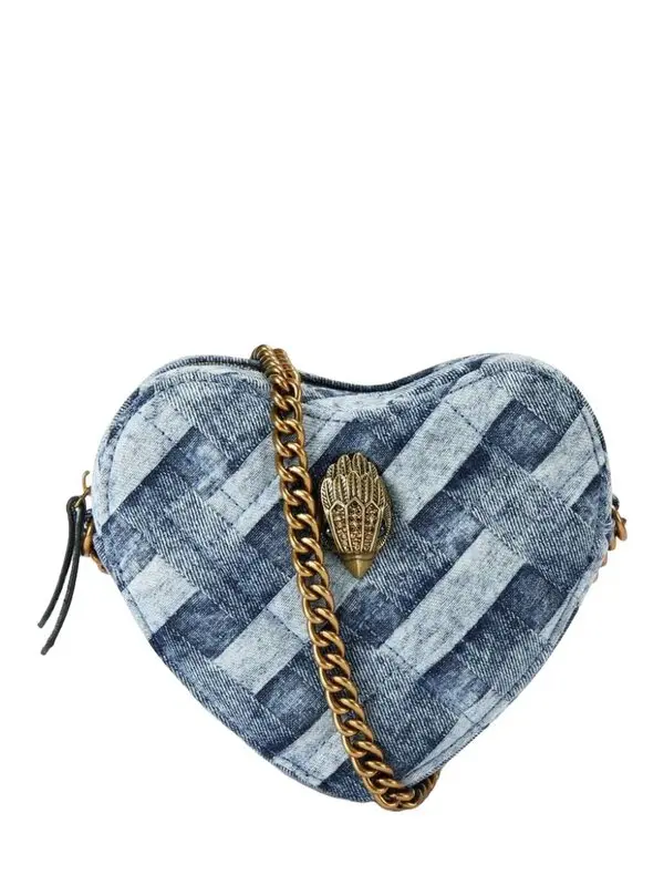 Kurt Geiger Kensington Heart Crossbody Bag - Blue