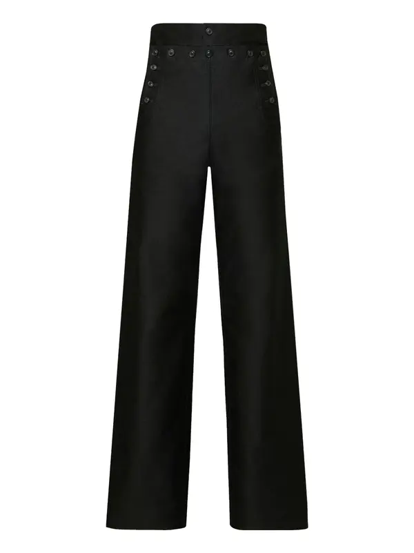 MAISON MARGIELA Wide-leg Trousers - Black