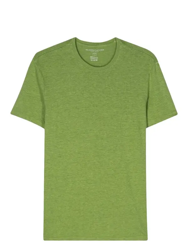 Majestic Filatures Deluxe Linen T-shirt - Green