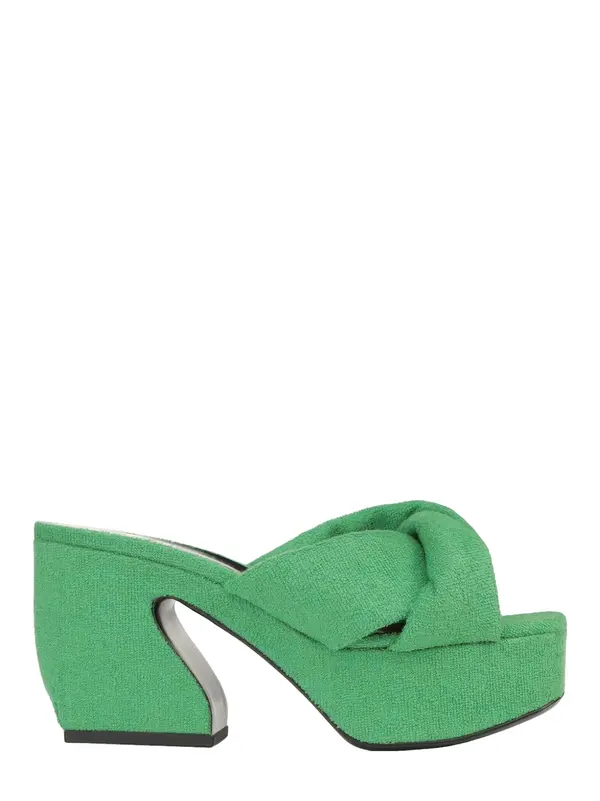 SERGIO ROSSI Platform Sandals - Green