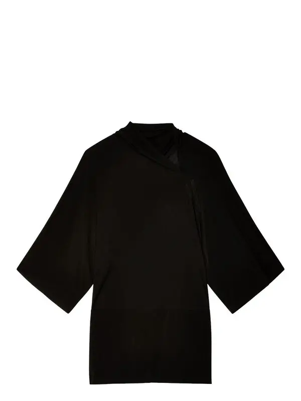 Rick Owens Asymmetric Short-sleeve T-shirt - Black