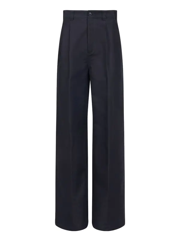 MAISON MARGIELA Wide-leg Tailored Trousers - Black