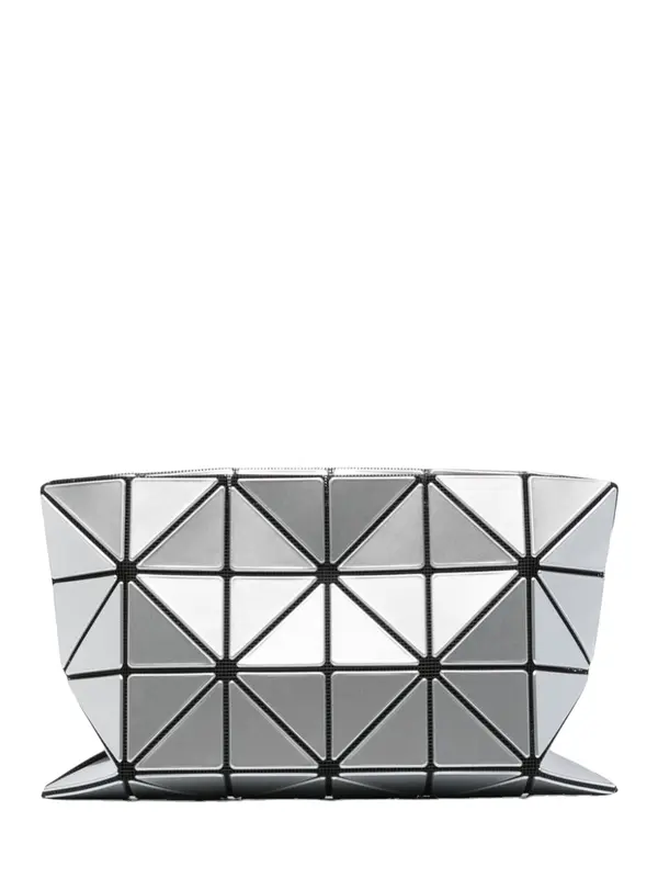 Issey Miyake Lucent Enamel-detail Clutch Bag - Silver