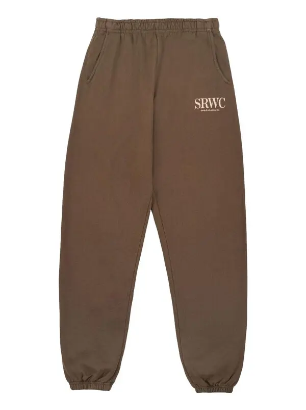 SPORTY & RICH Upper East Side Track Pants - Brown