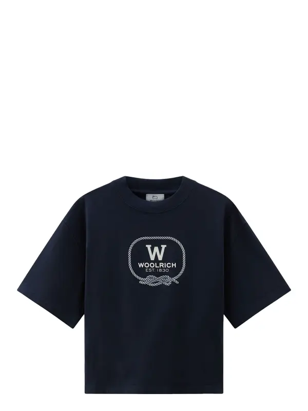 Woolrich Logo-print T-shirt - Blue