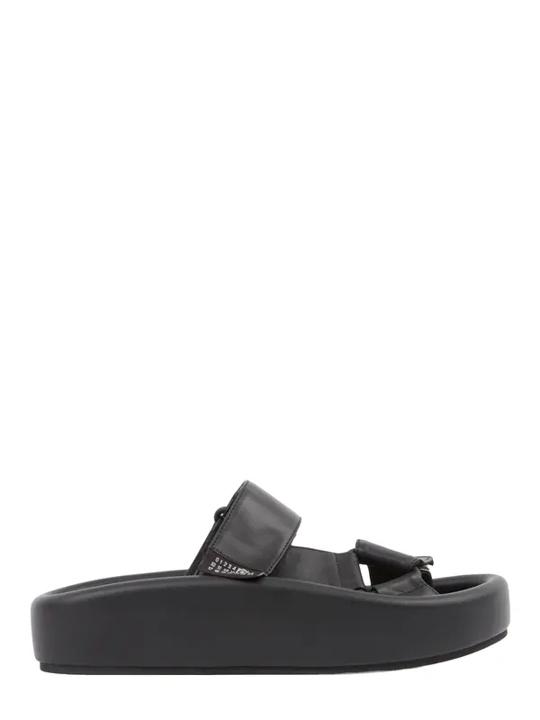MAISON MARGIELA Webbing Leather Sandals - Black