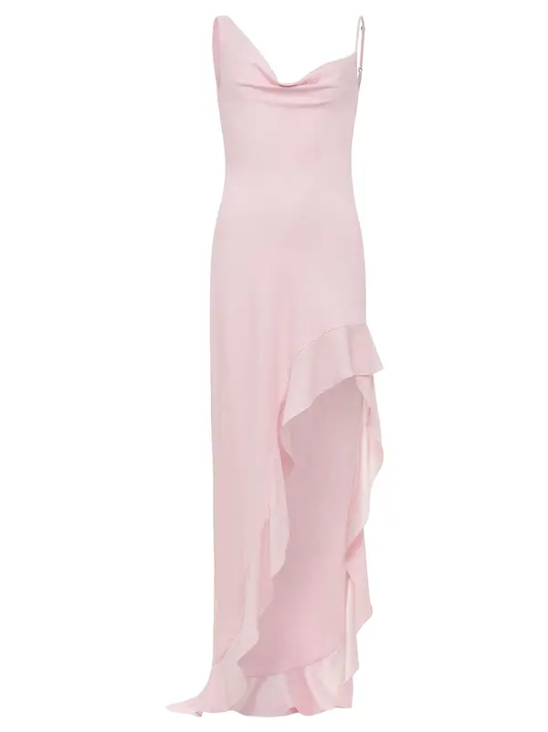 AZLEE Daphne Asymmetric Gown - Pink