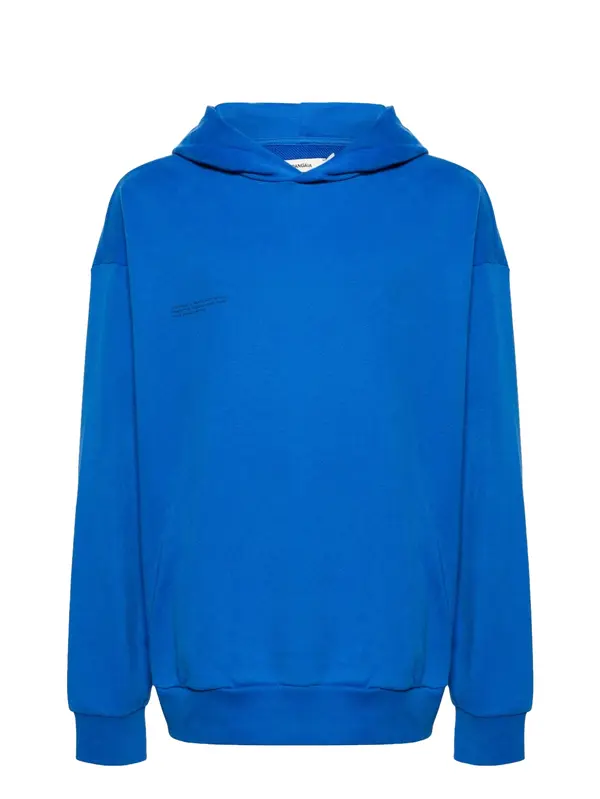 PANGAIA 365 Midweight Organic-cotton Hoodie - Blue