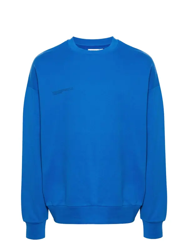 PANGAIA 365 Midweight Organic-cotton Sweatshirt - Blue