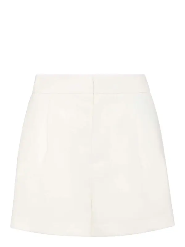 Philipp Plein Logo-plaque Satin Shorts - White