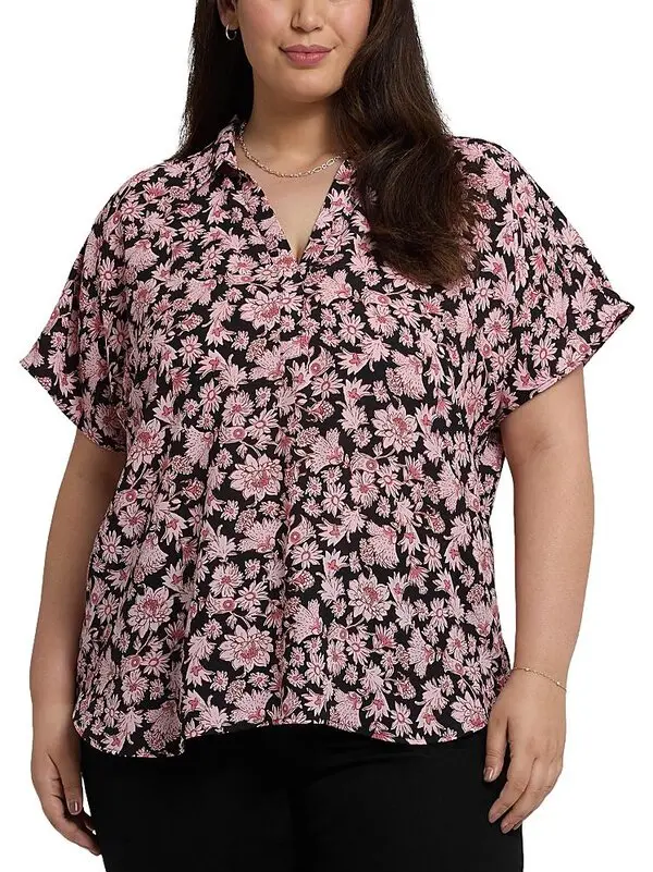NYDJ Becky Blouse - Lilia Garden