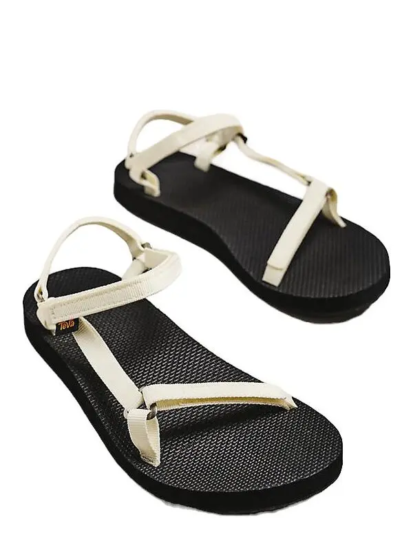 Teva Original Universal Slim Sandals - White/ Black