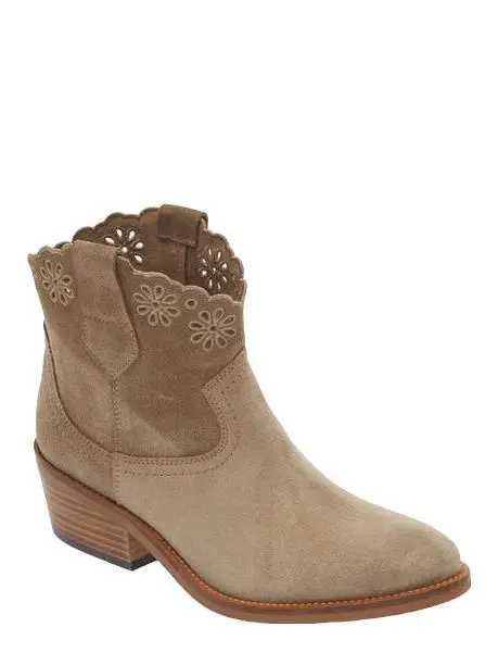 Penelope Chilvers Cali Broderie Western Bootie - Sand