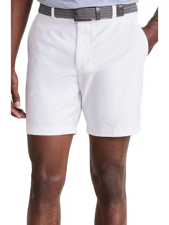 Vineyard Vines On-the-go Water Repellent Shorts - White Cap