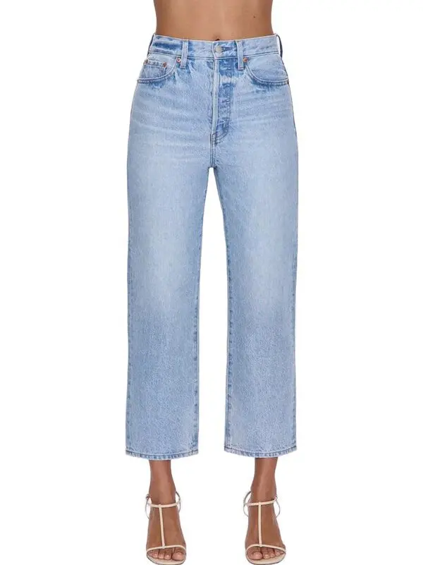 PISTOLA Cassie High-waist Straight-leg Jeans - Radiant