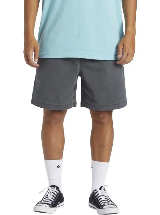 Quiksilver Taxer Stretch Drawstring Shorts - Black