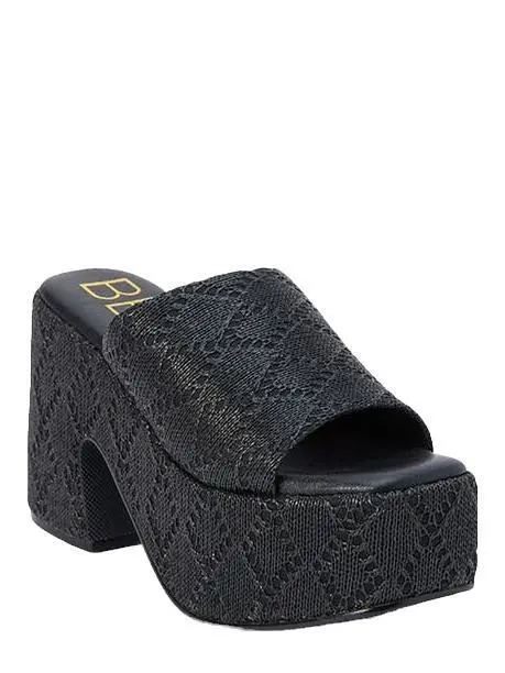 Matisse Como Platform Sandals - Ebony