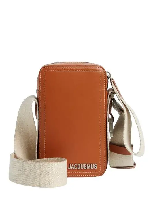 Jacquemus Le Cuerda Vertical Leather Shoulder Bag - Light Brown 2