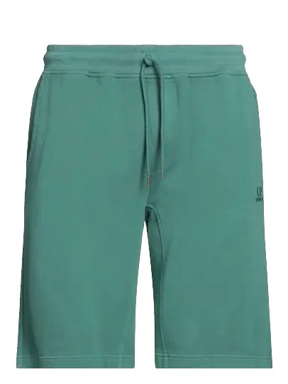 C.P. COMPANY French Terry Bermuda Shorts - Green