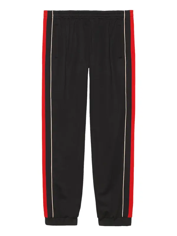 Gucci Web Stripe Sweatpants - Black