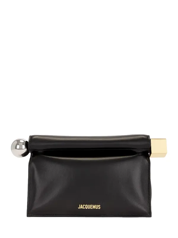 Jacquemus La Pochette Rond Care Clutch - Black