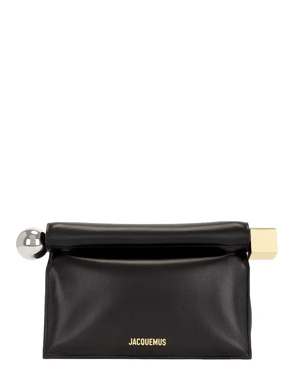 Jacquemus La Pochette Rond Care Clutch - Black