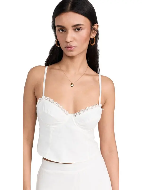 Peixoto Josie Cami - White