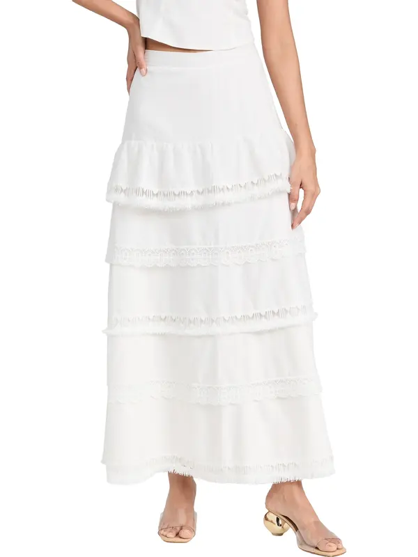 Peixoto Adina Skirt - White