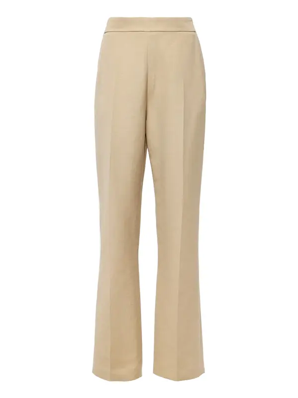 Tove Ilaria Straight-leg Pants - Beige