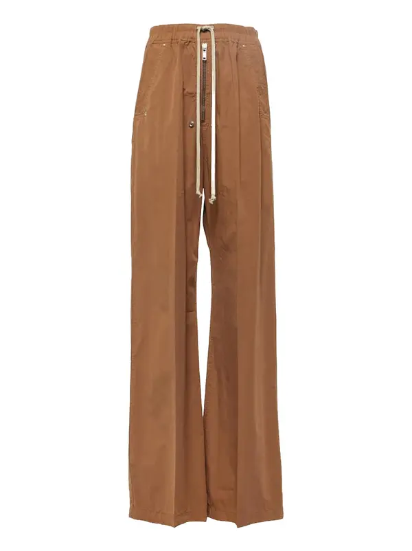 Rick Owens Geth Bela Cotton Track Pants - Brown