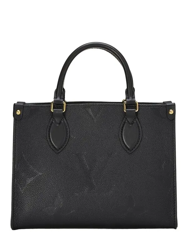 LOUIS VUITTON Giant Monogram Empreinte On The Go - Black