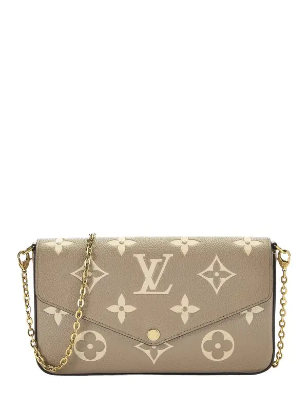 LOUIS VUITTON Monogram Empreinte Pochette Felicie - Grey