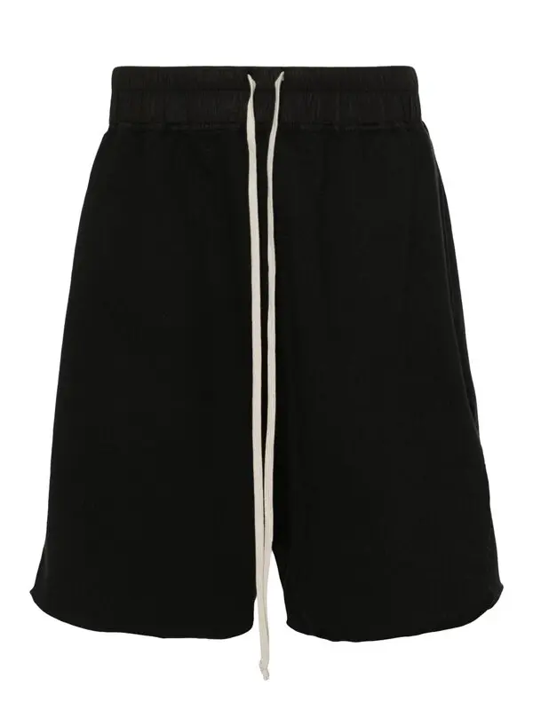 Rick Owens Trucker Drop-crotch Track Shorts - Black