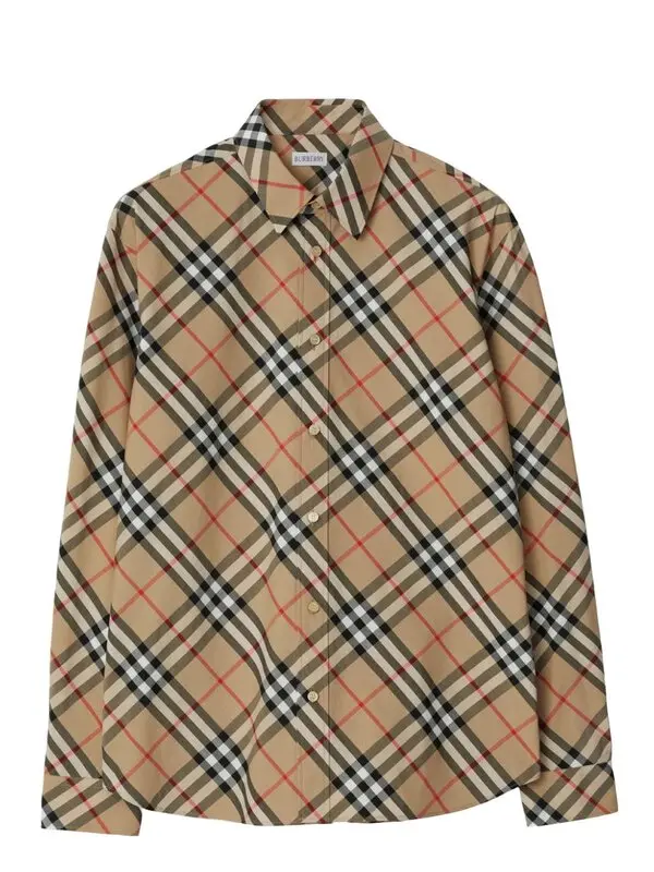 Burberry Vintage Check Cotton Shirt - Neutrals