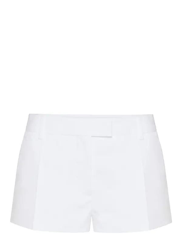 Valentino Garavani Compact Poplin Shorts - White