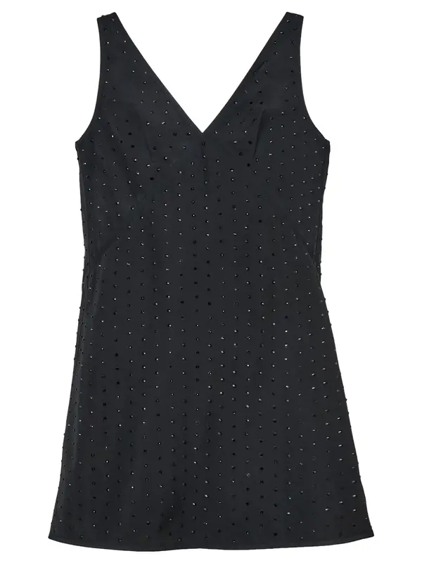 Marc Jacobs Crystal-embellished Mini Dress - Black