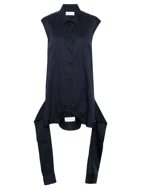 Viktor & Rolf Upside Down Shirtdress - Blue