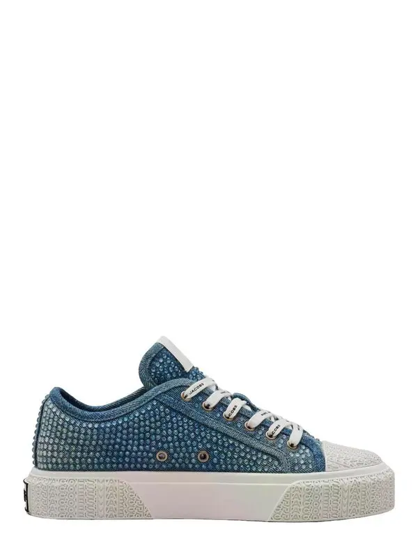Marc Jacobs Crystal Denim Sneakers - Blue