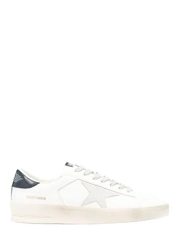 Golden Goose Stardan Leather Sneakers - Neutrals