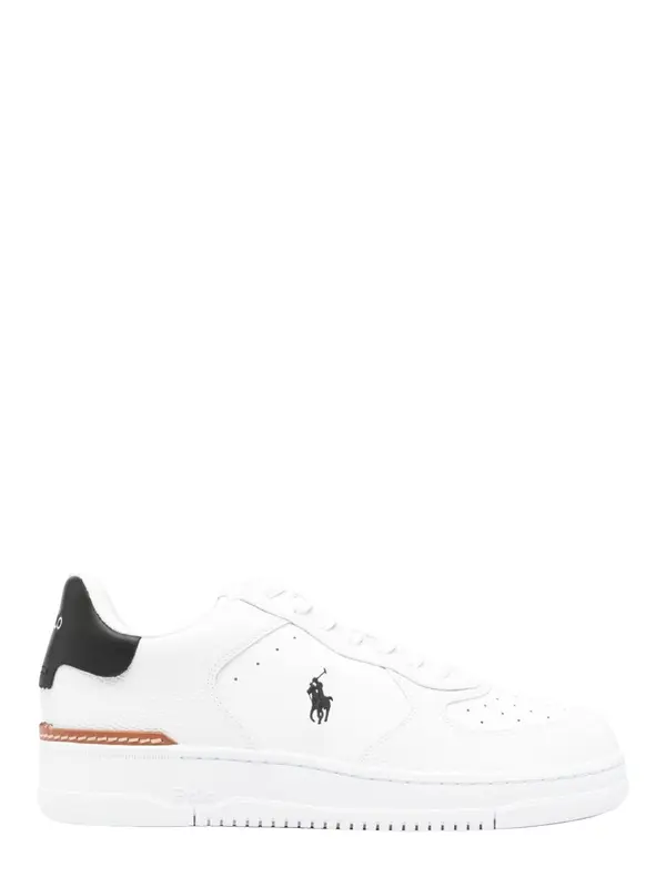 Polo Ralph Lauren Polo Pony Leather Sneakers - White