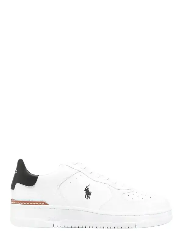 Polo Ralph Lauren Polo Pony Leather Sneakers - White