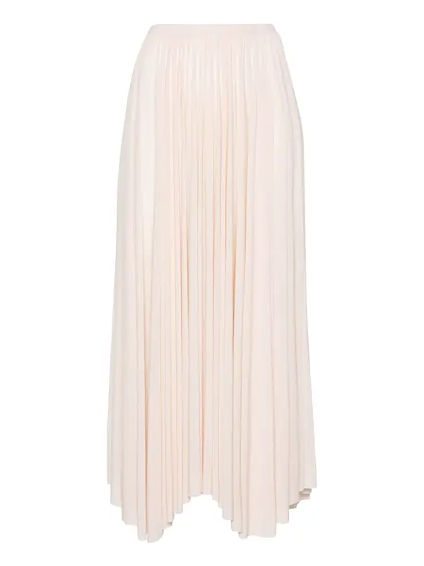 Philosophy Di Lorenzo Serafini Asymmetric Pleated Maxi Skirt - Pink