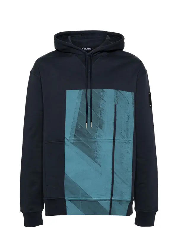 A-COLD-WALL* Strand Cotton Hoodie - Blue