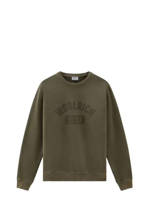 Woolrich Logo-print Cotton Sweatshirt - Green