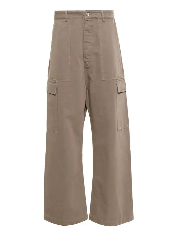 Rick Owens Straight-leg Cargo Trousers - Neutrals