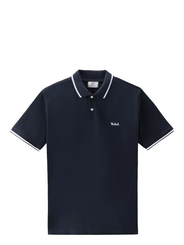 Woolrich Monterey Cotton Polo Shirt - Blue
