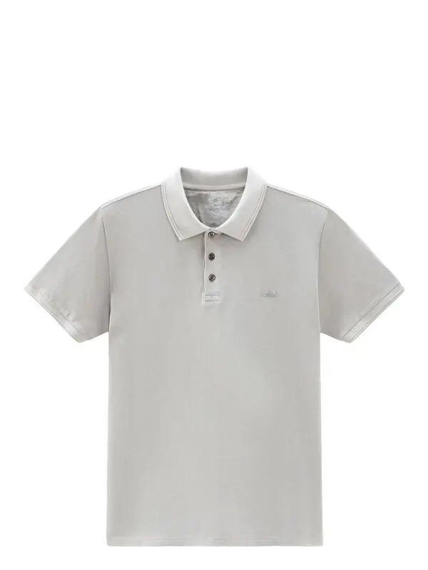 Woolrich Mackinack Cotton Polo Shirt - Grey