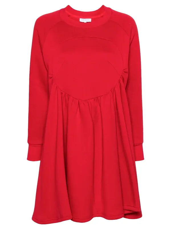 IOANA CIOLACU Calypso Sweatshirt Dress - Red