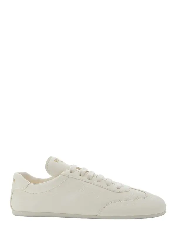 Prada Leather Low-top Sneakers - White